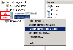 HowTo: Migration Printserver – sysadmin:GO