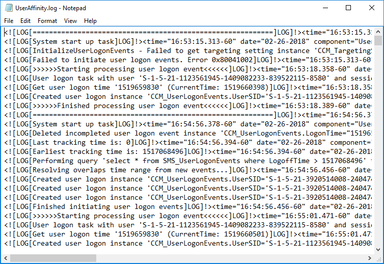 SCCM: Log Files und Configuration Manager Trace Log Tool – sysadmin:GO
